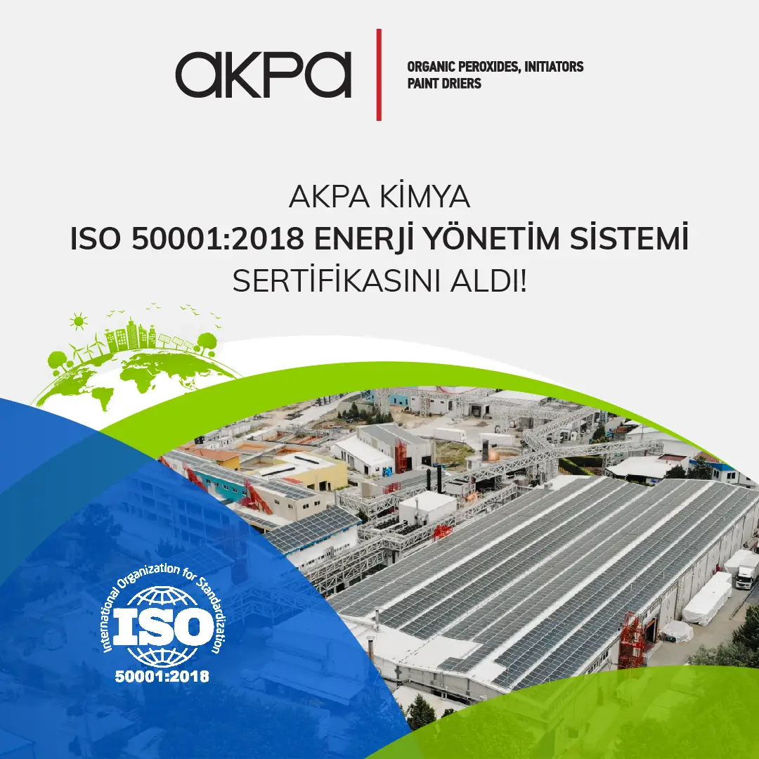 ¡Recibimos nuestro Certificado ISO 50001 2018 del Sistema de Gestión de la Energía! - AKPA Kimya